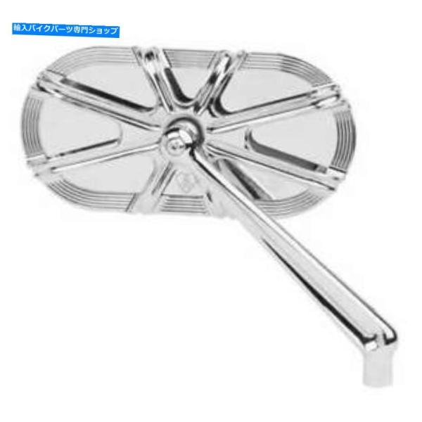 Mirror Arlen Ness 13-161 10ゲージミラー左 ARLEN NESS 13-161 10-GAUGE MIRROR LEFT CHR