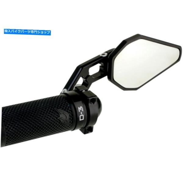 Mirror ミラーD軸バーエンドブラック駆動レーシングDXM-BK Mirror D Axis Bar End Black Driven Racing DXM-BK