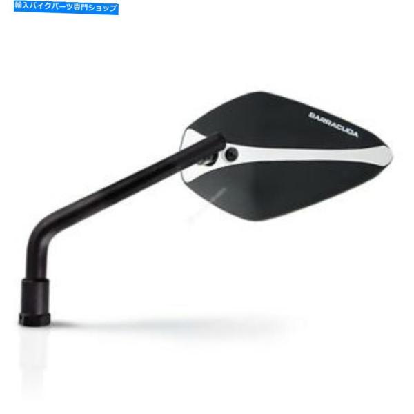Mirror Barracuda Coppia Specchi Moto Retrovisori A版アルゼントペアミラーシルバー BARRACUDA COPPIA SPECCHI MOTO RETROVISORI A-VERSION AR...