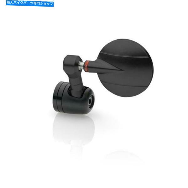 Mirror Rizomos Spy-RスパイR 80バーエンドミラーブラック雑誌街路トリプルR 675 13-16 Rizoma Spy-R Spy R 80 Bar End Mirror Black Triumph Street Tri...