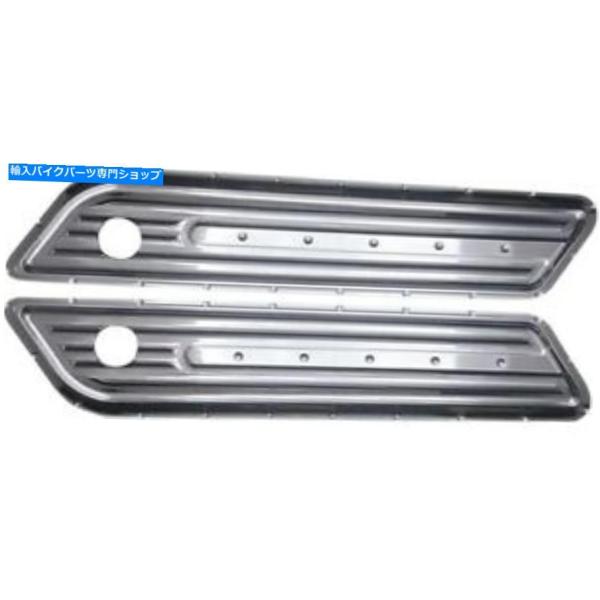 サイドバック Covingtons Dippled Saddlebag Hingeカバークロム＃C1010-Cハーレーダビッドソン Covingtons Dimpled Saddlebag Hinge Covers Chrome #C101...