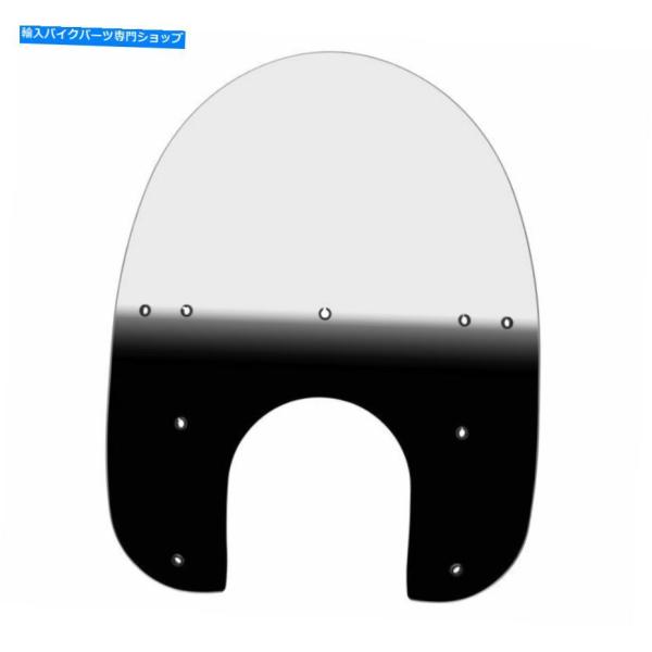 Windshield Harley Suftail Heritage / Springerモデルのためのメンフィスの色合いの交換プラスチック Memphis Shades Replacement Plastics for Harley So...