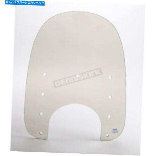 Windshield Repl Memphis Slims Solar WindshieldプラスチックW / 7 In。ライトカットアウト - MEP4219 Repl Memphis Slims Solar Windshield Pla...