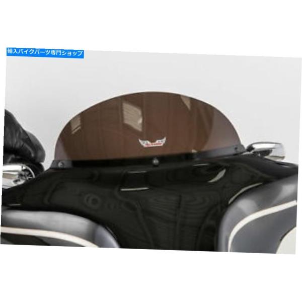 Windshield V-Twin Dark Smoke S-135-8DS 8のスリップストーマの交換用フロントガラス Slipstreamer Replacement Windshields For V-Twin Dark Smoke ...