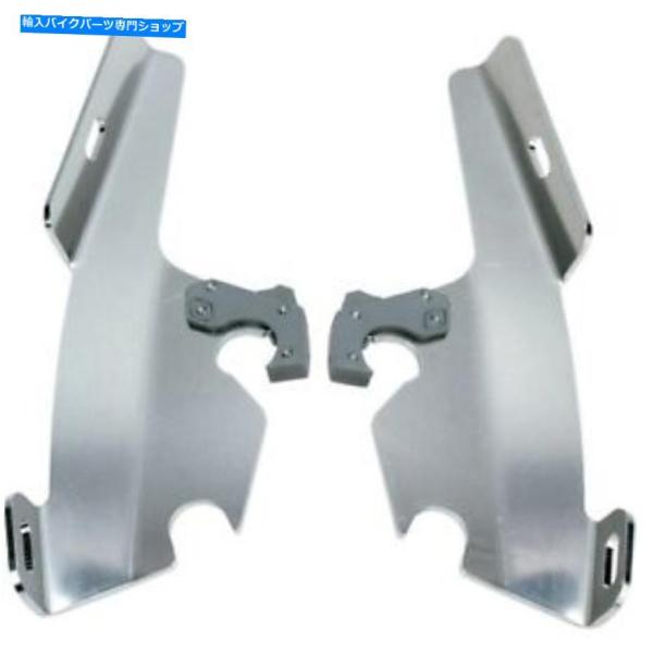 Windshield Memphis Shades Plates-only Kit fats / slim - mem8878 Memphis Shades Plates-Only Kit for Changing Sportshield ...