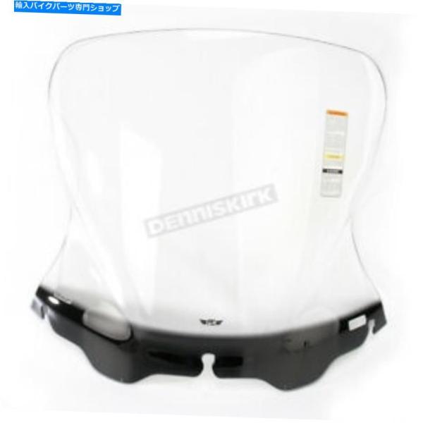 Windshield 国民サイクルクリア17イントルベンタルヴェットリンドウィンドシールド - N20401 National Cycle Clear 17 in. Tall Unvented VStream Windshield - N2...