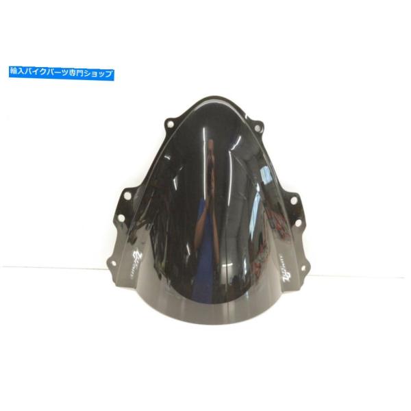 Windshield ゼロ重力16-108-19ダブルバブルフロントガラスダークスモークノイス Zero Gravity 16-108-19 Double Bubble Windshield Dark Smoke NOS