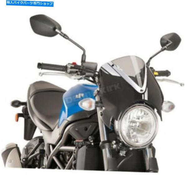 Windshield Puig Hi-Tech部品軽量煙Retrovision Windshird - 8926H Puig Hi-Tech Parts Light Smoke Retrovision Windshield - 8926H