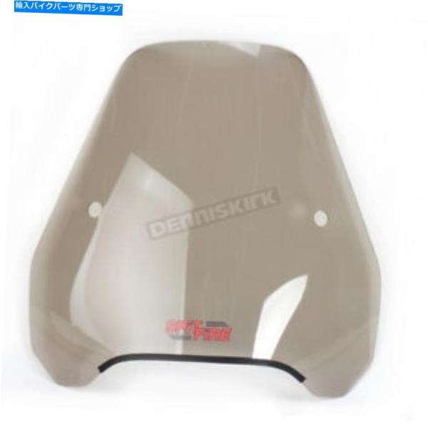 Windshield スリップストリーマスピットファイヤーTint Windshird 1インチ。ハードウェア - S-06-1 Slip Streamer Spitfire Tint Windshield with 1 in. Hardw...