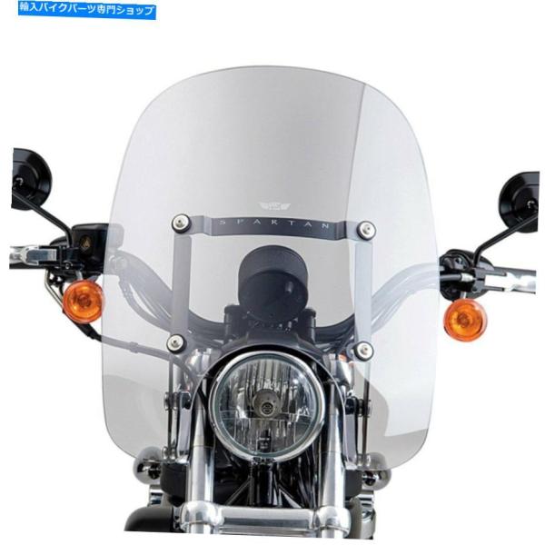 Windshield Harley-Davidson Iron 883 09-18 Spartanクイックリリースフロントガラス For Harley-Davidson Iron 883 09-18 Spartan Quick Releas...