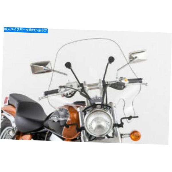Windshield SlipStreamer SS-24-V Hellfire WindShieldクリア18 "22" Slipstreamer Ss-24-V Hellfire Windshield Clear 18"22"
