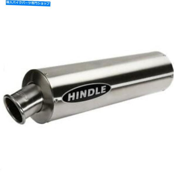 マフラー 後期GPS142Rステルスマフラー - 14インチ。ラウンド - サテンステンレススチール Hindle GPS142R Stealth Muffler - 14in. Round - Satin Stainless Steel