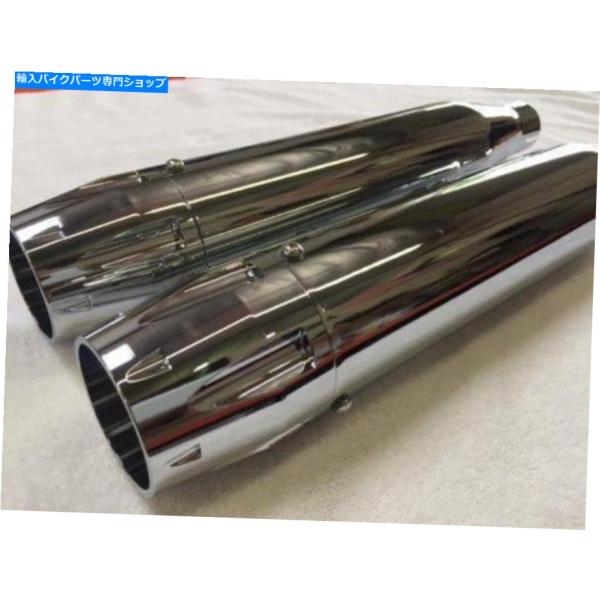 マフラー DNA 3 "クロム高フローマフラースリップ排気パイプハーレー48 48 xl DNA 3" CHROME HIGH FLOW MUFFLER SLIP ON EXHAUST PIPE HARLEY FOURTY EIGHT 48 XL