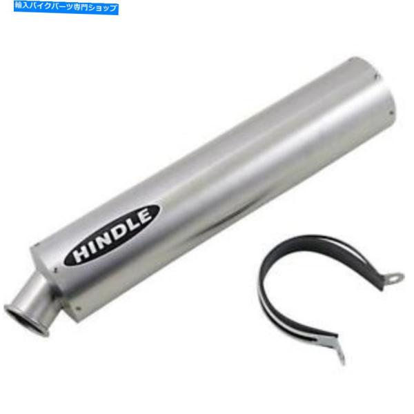 マフラー 後期GPS182Rステルスマフラー - 18インチ。ラウンド - サテンステンレススチール Hindle GPS182R Stealth Muffler - 18in. Round - Satin Stainless Steel