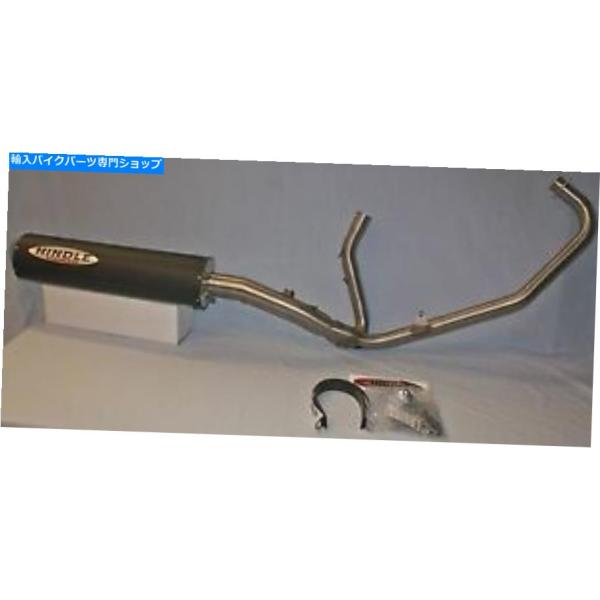 マフラー 2004-13スズキvstrom hindle排出口w / 20x2オーバルブルクセラミックSSマフラーステルス 2004-13 Suzuki VStrom Hindle Exhaust w/20x2 Oval Blk Ceram...