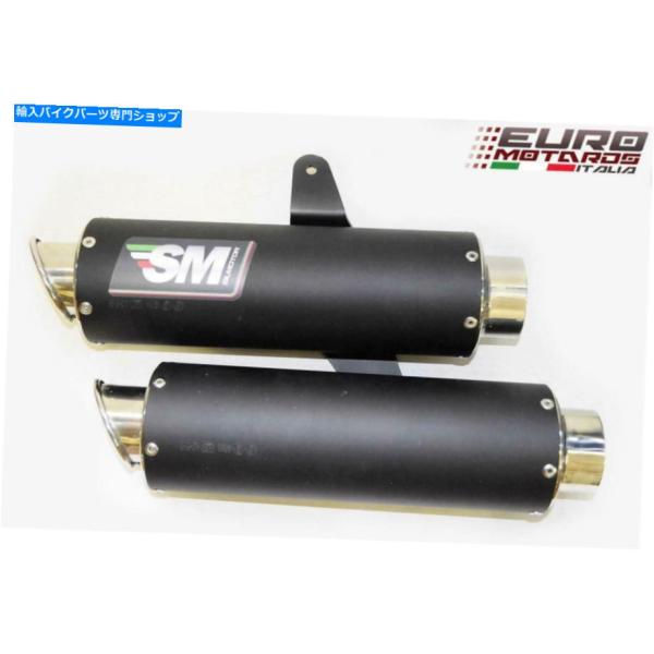 マフラー Ducati StreetFighter 848 1098 Silmotor Electray GPレースブラックスリッソマフラー For Ducati Streetfighter 848 1098 Silmotor Exhaus...