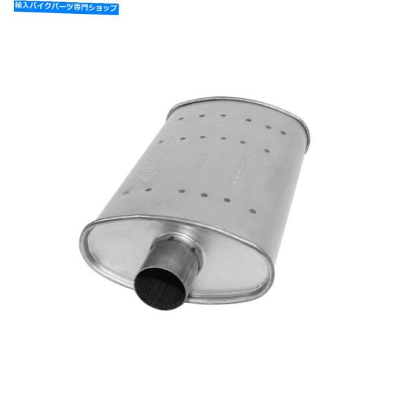 マフラー 2.25インレット/アウトレットが付いているAP排気口6492 XleratorビッグマックスターボC / C 18マフラー AP Exhaust 6492 Xlerator Big Max Turbo C/C 18 Muffle...