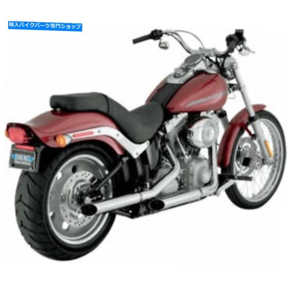 マフラー Python 2-1 / 2 "スラッシュカットスリップオン排気マフラー（Chrome）for Harley-Davidson PYTHON 2-1/2" Slash-Cut Slip-On Exhaust Mufflers (C...