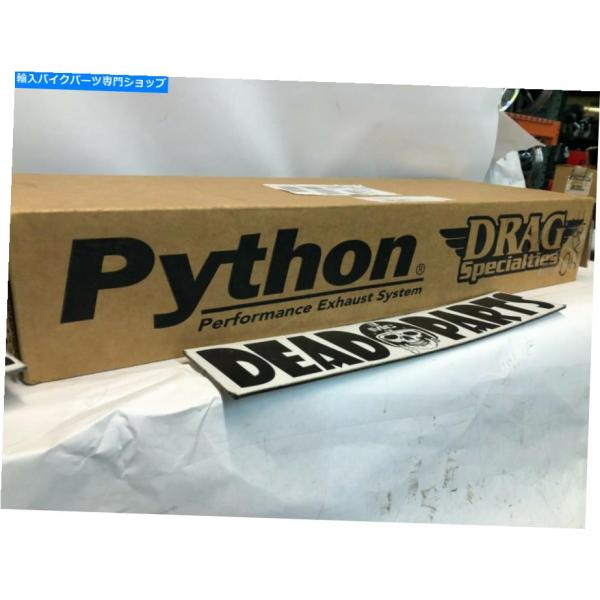 マフラー ハーレーパイソンスポーツスター14アップスリップマフラーパイプ1801-0687 Harley Python Sportster 14-up slip on exhaust mufflers pipes 1801-0687
