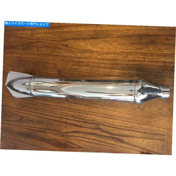 マフラー ヴィンテージBMW New R25 / 3 Birdtail Muffler Chrome w /ドイツからのインデント VINTAGE BMW NEW R25/3 BIRDTAIL MUFFLER CHROME W/INDENT...
