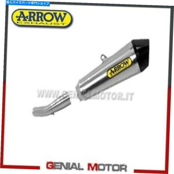 サイレンサー 排気+リンクパイプ矢印Xkone Steel Suzuki SV 650 2016 16 Exhaust + Link Pipe Arrow Xkone Steel Suzuki Sv 650 2016 16