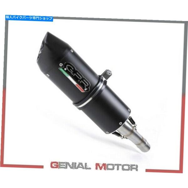 サイレンサー セミ完全な排気GPR FURORE NERO触媒Aprilia Mana 850 GT 2007> 2016 Semi-Complete Exhaust GPR FURORE NERO Catalyzed APRILIA...