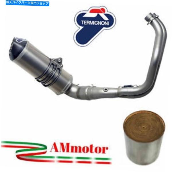 サイレンサー TermignoniフルエキゾーストシステムYamaha XSR 700 2017オートバイチタン承認 Termignoni Full Exhaust System Yamaha Xsr 700 2017 Motorcycle...