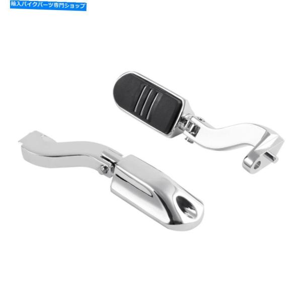 クロームパーツ Chrome PegStreamLiner Footpegブラケットフィットハーレーツーリングロードグライド93-19 Chrome Pegstreamliner Footpeg Bracket Fit For Harley...