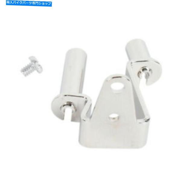 クロームパーツ Harley-Davidson用S＆SスーパーE、スーパーG CVキャブレタースロットルケーブルガイド S&amp;S Super E, Super G CV Carburetor Throttle Cable Guide ...