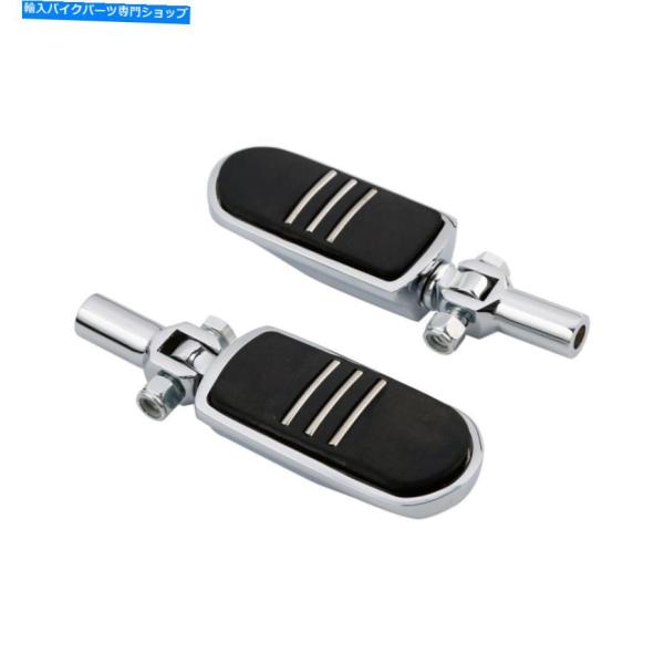 クロームパーツ Pegstreamliner旅客足のペグマウントのハーレーソフトファットボーイ2000-2006 04 Pegstreamliner Passenger Foot Pegs Mount For Harley Softail ...