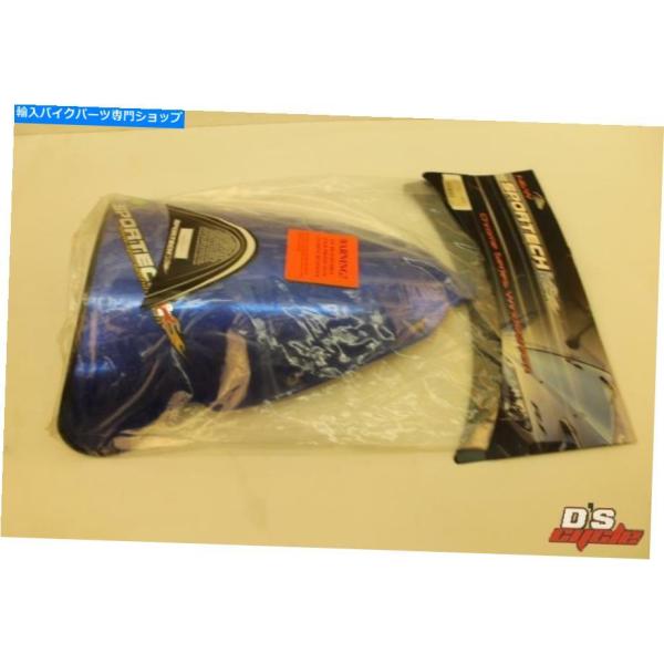 クロームパーツ 新しいSportech 2003 Yamaha YZFR6 R6ブルークロムウィンドスクリーン4549-1022 NEW SPORTECH 2003 YAMAHA YZFR6 R6 BLUE CHROME WINDSCREE...