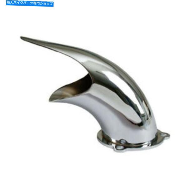 クロームパーツ エアスコープインテークマニホールドオープナーフィルタークロムF.HARLEY - S＆S E / GのDavidson Airscoop Intake Manifold Opener Filter Chrome F.Harl...