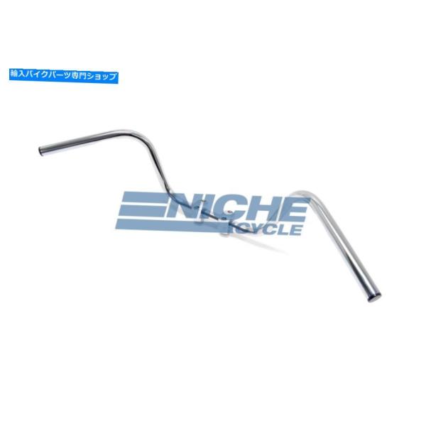 クロームパーツ 1 "スチールメディアハイウェイDippled Motorcylceハンドルバークロム 1" Steel Medium Highway Dimpled Motorcylce Handlebars Chrome