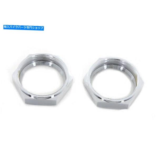 クロームパーツ クロム吸気マニホールドナッツはハーレーダビッドソンにフィットします Chrome Intake Manifold Nuts fits Harley-Davidson
