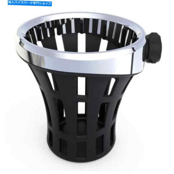 クロームパーツ CIRO GOLDSTRIKEビッグアスドリンクホルダー - マウント、任意のボールマウント - Chrome 58007 Ciro Goldstrike Big Ass Drink Holder -No Mount, An...