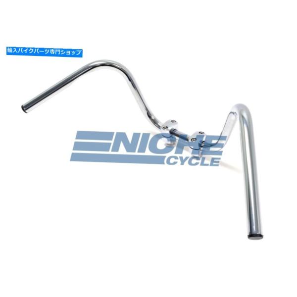 クロームパーツ 1 "スチールファクトリーハーレースタイルDippledオートバイハンドルバーズクロム 1" Steel Factory Harley Style Dimpled Motorcycle Handlebars Chrome