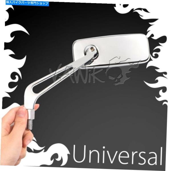 クロームパーツ Vawik Magaziミラー凸CNCアルミニウムクラシッククローム10mm 5/16 "兵庫州フィット VAWiK Magazi mirror CONVEX CNC aluminum CLASSIC CHROME 10mm...