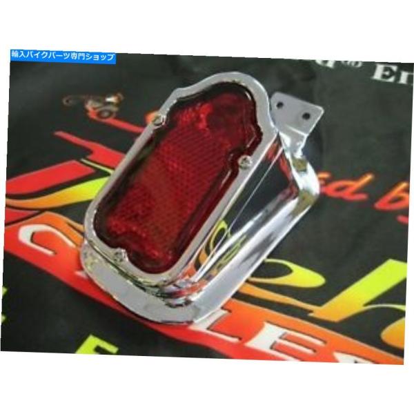クロームパーツ Ultima ChromeメッキTombstone Taillight完全W / LEDアレイ初期H-D 47-54。 Ultima Chrome Plated Tombstone Taillight Complete w/...