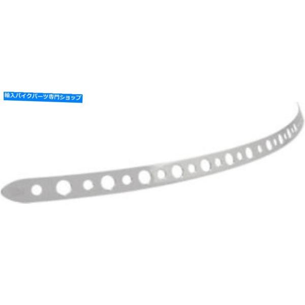 クロームパーツ ハーレーのための新しいNIB Battistinis Chrome C-thru Windshield Trim 03-100 NEW NIB BATTISTINIS CHROME C-THRU WINDSHIELD TRI...