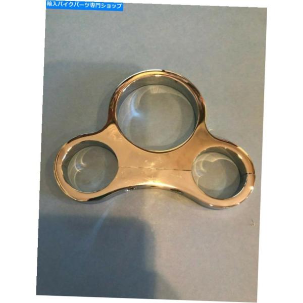 クロームパーツ Bourgetのビレットスピードメーターブラケット/ハンドルバーマウント BOURGET'S BILLET SPEEDOMETER BRACKET/HANDLEBAR MOUNT