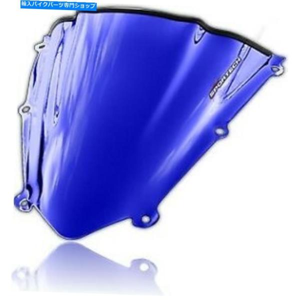 クロームパーツ Sportech V-Flow Chromeシリーズウィンドスクリーンブルークローム（45491122） Sportech V-Flow Chrome Series Windscreen Blue Chrome (45491...
