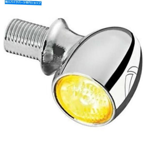 クロームパーツ Kuryakyn 2521 Chrome Amber Kellerman Atto LEDライト（それぞれ販売） Kuryakyn 2521 Chrome Amber Kellerman Atto LED Light (SO...