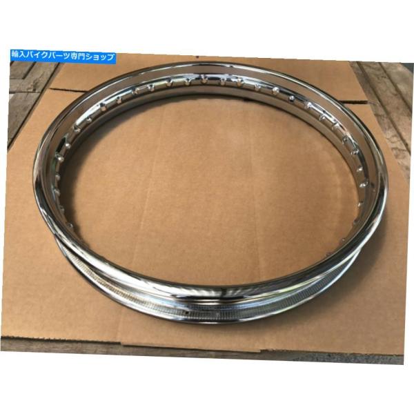 クロームパーツ 前面19 "リムクロームドロップセンター40穴19 x 1.85慣習リム（1030） Front 19" Rim Chrome Drop Center 40 Hole 19 x 1.85 Conventional Rim (...