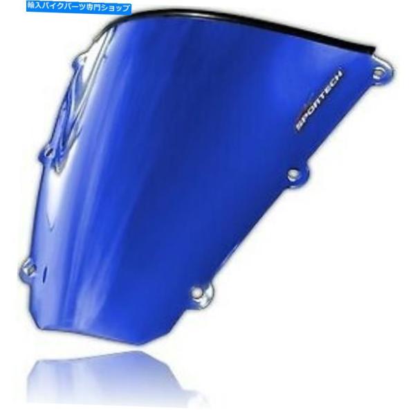 クロームパーツ Sportech Classic Chromeシリーズウィンドスクリーンブルークローム（45491118） Sportech Classic Chrome Series Windscreen Blue Chrome (454...