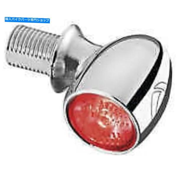 クロームパーツ クライャキンケロマンアトレッドレンズクローム2522 Kuryakyn Kellerman Atto Red Lens Chrome 2522