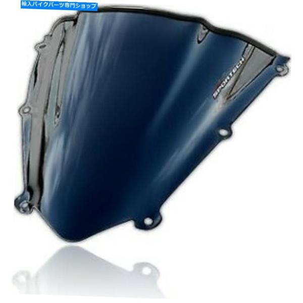 クロームパーツ Sportech V-Flow Chromeシリーズウィンドスクリーンブラッククローム（45491098） Sportech V-Flow Chrome Series Windscreen Black Chrome (454...