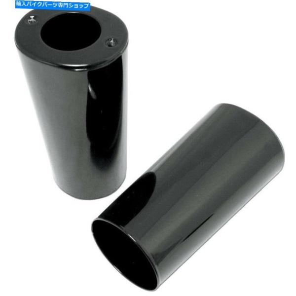 クロームパーツ ドラッグスペシャリティフォークスライダーカバー - クロム - スムーズ - 拡張+ 2 "（8.5"） - Drag Specialties Fork Slider Covers - Chrome - Smooth - E...