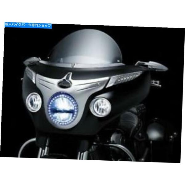 クロームパーツ クライャキンドライビングライトベゼルクロム＃5622インディアンチーフテイン2014-2016 Kuryakyn Driving Light Bezel Chrome #5622 Indian Chieftain 2014-...