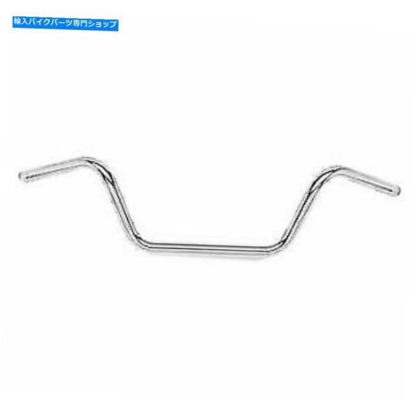 クロームパーツ バイカーの選択カスタムV-Twin Dippled Chromeハンドルバー、低バックホーン400207 Bikers Choice Custom V-Twin Dimpled Chrome Handlebar, Low B...