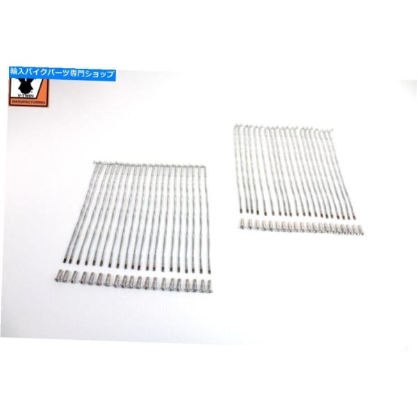 クロームパーツ Chrome 16 "Twirled Spokes Dyna Sportster Chopper Softailツーリングフロント/リア Chrome 16" Twirled Spokes Dyna Sportster Ch...